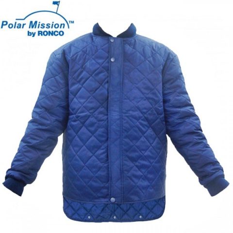 Quilted Freezer Jacket With No Pockets - Romical